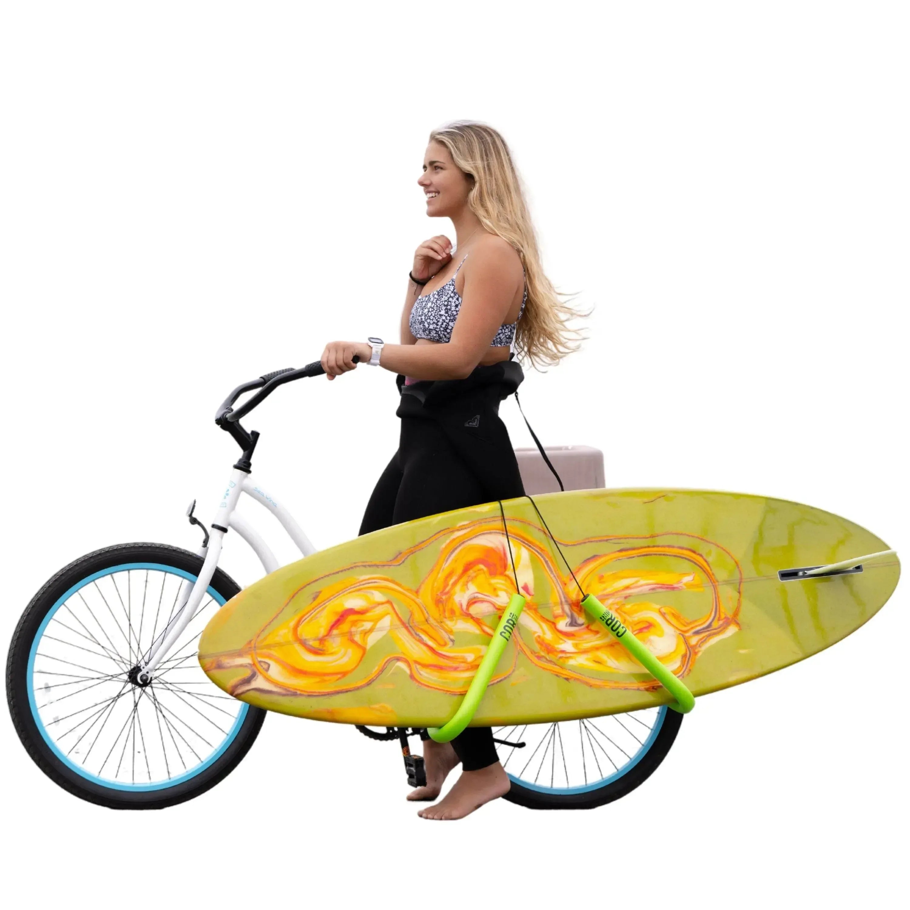Bicycle Surfboard Rack – One Revolver Surfboards